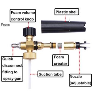 DUSICHIN DUS-003 Snow Foam Lance Foam Cannon Spray Gun Wand For Pressure Washer Car Detailing