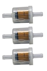 briggs & stratton genuine 691035 40 micron fuel filter (3 pack)