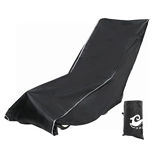 Lawn Mower Cover Black, 600D Polyester Oxford Push Mower Tarp, Outdoors Lawn Mower Accessories Anti Dust Snow UV Protect Cover - Universal Fit 86L x 25W x 39H inch