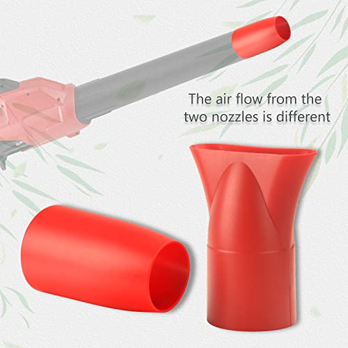 KitchenKipper Leaf Blower Flat Tip Nozzle and Flare Nozzle Tip for Milwaukee M18 2724-20 & 2724-21 Fuel Leaf Blower, Work for Drying, Blow-Drying -Leaf Blower Flat Nozzle Tip