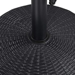 Topeakmart Umbrella Base 22 lbs Heavy Duty Outdoor Patio Umbrella Stand for Deck, Garden - Black