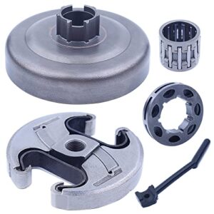 mtanlo 3/8 clutch drum rim sprocket cover bearing kit for husqvarna 455 460 rancher 461 chainsaw replacement parts 537291602