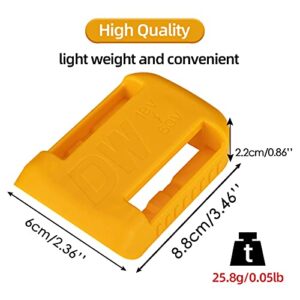 Crtbelfy Battery Holder for Dewalt Battery 20V / 60V Wall Mount Battery Storage Dock Holder Fit for Dewalt DCB200 DCB203 DCB205 Batteries 10 Pack