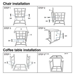 Pamapic 5 Pieces Wicker Patio Furniture Set Outdoor Patio Chairs with Ottomans Conversation Furniture with coffetable for Poorside Garden Balcony(Beige)