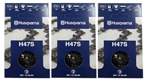 husqvarna 591132084 oem 24″ skip tooth chain h47s-84 3/8,.050vmi, pack of 3