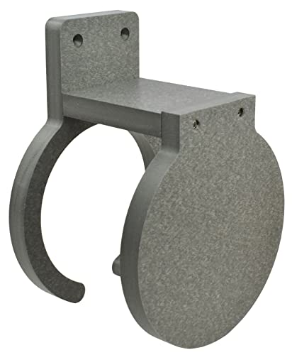 Poly Cup Holder for Adirondack Chair or Patio, Fits Standard- Large Cups (Charcoal Gray)