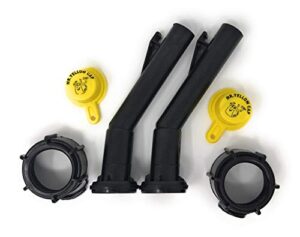 2 – mr. yellow cap fuel gas can jug spouts nozzles, rings & caps, replaces blitz 900302 900092 900094 old style – please read description thoroughly before ordering! thank you