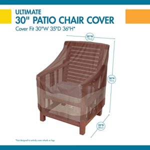 Duck Covers Ultimate Waterproof Patio Chair Cover, 30 Inch