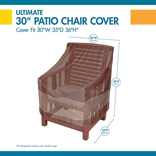 Duck Covers Ultimate Waterproof Patio Chair Cover, 30 Inch