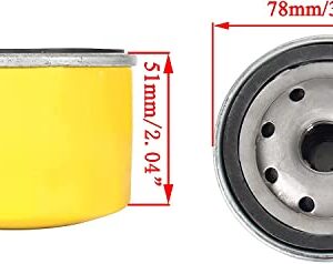 Z335E Air Filter Oil Filter Tune Up Kit for John Deer Z335E Z345R Z355R Z345M Z355E E120 Z235 Z345 LT150 46’’ 48’’ Mower w/ 17.5hp 19.5hp 20hp 21hp B&S Engine