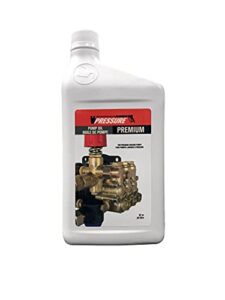 valley industries pressure washer premium pump oil – 1 liter, black, (pk-85490000)