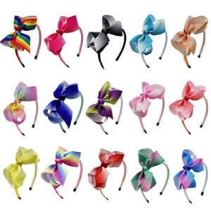 Toddler Bow Headbands For Girls Hairband With Bowknot Kids Hair Bands Headwear Girls Tots Age 8