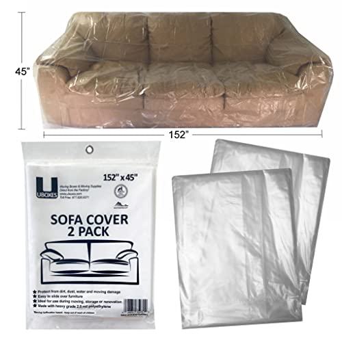 SOFA Moving Covers (2 Pack) - 45" x 152" - Moving & Storage Bags - UBOXES