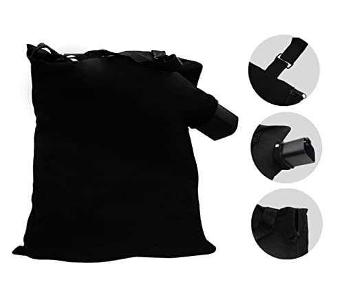 Powswopx 5140125-95 Leaf Blower Vacuum VAC Shoulder Bag , Leaf Blower Vacuum Bag Replacement for Black & Decker BV3100 Replaces 5140117-99, Fits for BV2900 BV3100