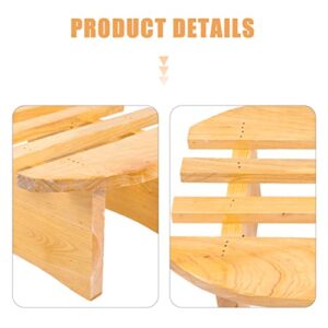 Healeved Sauna Footrest Leg Rest Wooden Step Stool Tiny Small Low Foot Stool Kids Potty Training Stool Plant Stand Home Spa Bathing Sauna Accessories