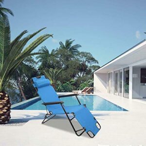 Outdoor Reclining Chaise Lounge Bed Chair Pool Patio