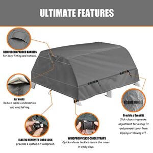 72 Inch Picnic Rectangle Picnic Table Cover ,Picnic Table Cover with Bench Covers,Grey 6 ft Rectangular Patio Table Bench Covers Camping Winter Outdoor Waterproof