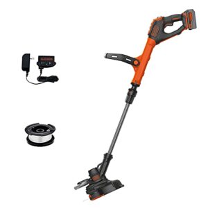 black+decker 20v max* string trimmer / edger, 12-inch (lste523)