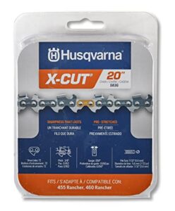 husqvarna s83g-20 x-cut 20″ chainsaw chain, grey