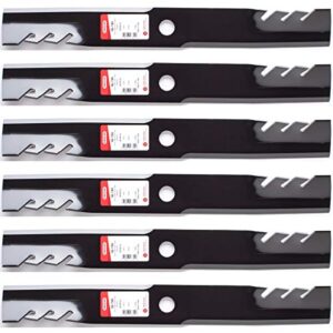 oregon 6pk g3 gator mulching blades 60″ fits exmark 103-6393 103-6398 116-5174 96-749