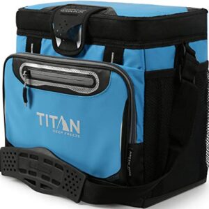 Arctic Zone Titan Deep Freeze Cooler - 16 Can Zipperless Hardbody Cooler - Deep Freeze Insulation, HardBody Liner, and SmartShelf