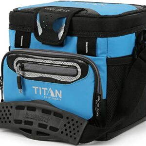 Arctic Zone Titan Deep Freeze Cooler - 9 Can Zipperless Hardbody Cooler - Deep Freeze Insulation, HardBody Liner, and SmartShelf