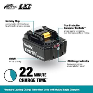 Makita BL1830 18V LXT® Lithium-Ion 3.0Ah Battery