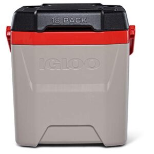 Igloo Quantum Cooler, Sandstone/Blaze Red/Black, 12 quart