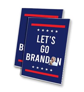 let’s go brandon (24″ x 36″) 4mm corrugated plastic panel, graphics applied to 1 side (pk of 2) | trump, biden, political, maga, republican, fjb