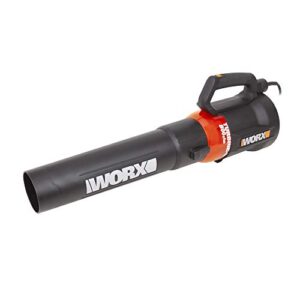 worx 12 amp turbine 800 cfm electric leaf blower – wg521