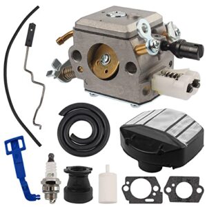 carbbia carburetor 505203001 with tune up kit for husqvarna 357xp / 359 / 359epa / 357xp / 357xp epa chainsaws for jonsered cs2156 cs2159 chain saw for zama el42 c3-el42 carb