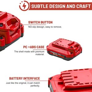 GERIT BATT Upgraded 3.0Ah 20 Volt Replacement for CMCB202 Battery Compatible with Craftsman 20V Battery V20 Lithium CMCB202-2 CMCB201 CMCB204 CMCB204-2 Cordless Power Tools Battery