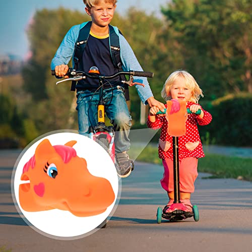 Kisangel Kid Toys Toddler Toy Scooter Accessories for Toddlers Kids Girls Decorations All of T- bar Micro Mini Kick Scooter Bike Jump Stick Orange Kid Toys Toddler Toy