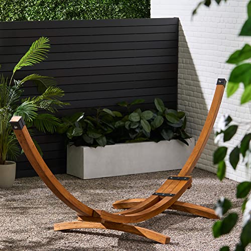 Christopher Knight Home Richardson Larch Hammock Base (Base Only), Teak