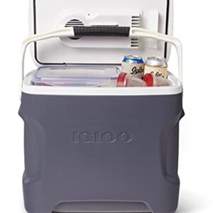 Igloo Thermoelectric Iceless 28-40 Qt Electric Plug-in 12V Coolers, 28qt Iceless Gray