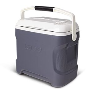 Igloo Thermoelectric Iceless 28-40 Qt Electric Plug-in 12V Coolers, 28qt Iceless Gray