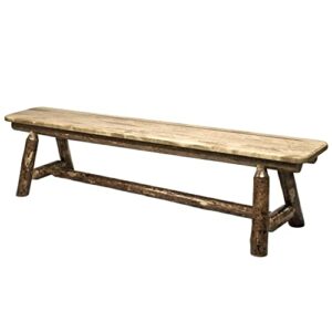 Log Furniture - 6' Plank Bench