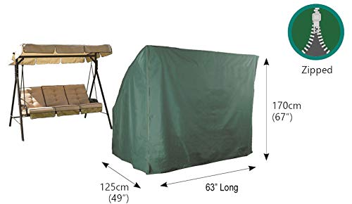 Bosmere C500 Weatherproof Outdoor Swing Seat Cover, 63" x 39" x 67", Green