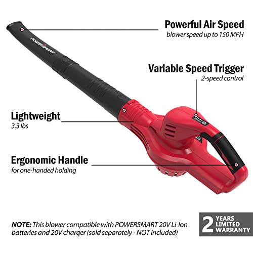 PowerSmart 20V Leaf Blower Bare Tool