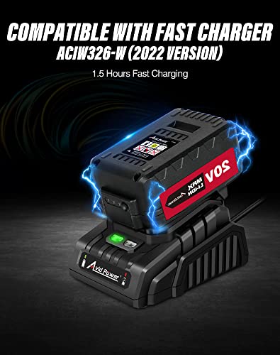 Avid Power 3.0 A Battery (AP30B) - Only Compatible ACIS316-A and ACIW326-Blue Impact Wrench, Not Compatible Inflator or Drill