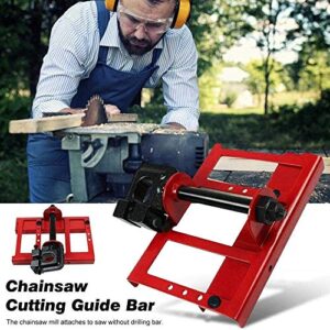 Chainsaw Mill Lumber Cutting Guide Saw Steel Timber Chainsaw Attachment Cut Guided Mill Wood