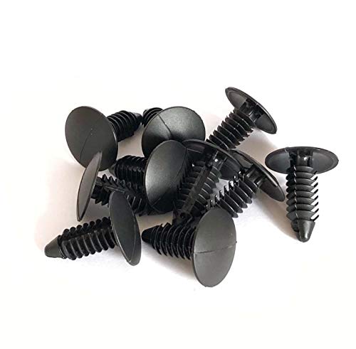 50 pcs Large Multi-Gauge Rivet 1/4" Hole Patio Strapping Fasteners Webbing Lawn Chair Lounge (Black)