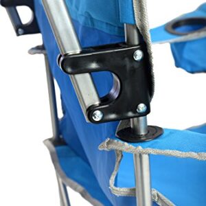 Quik Shade Full Size Shade Folding Chair, Royal Blue, 2'L x 3'W x 4.3'H (160048DS)