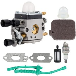 mannial c1q-s68g bg55 carburetor for bg45 bg46 bg55 bg65 bg85 sh55 sh85 leaf blower c1q-s68 4229 120 0606 carb replace zama c1q-s68 c1q-s68g for stihl bg55 bg65 bg85 carburetor bg85 parts