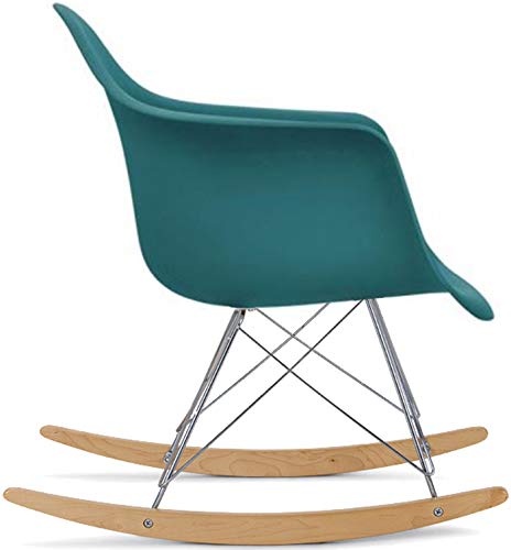 2xhome EMRocker(Teal) Rocking Chair