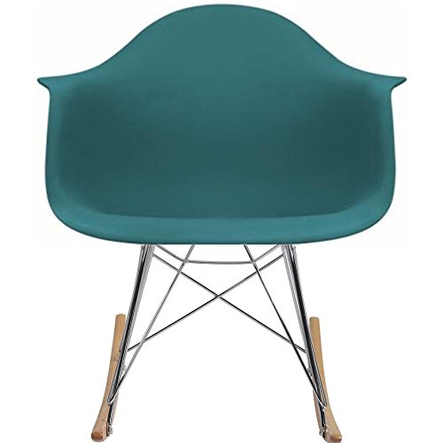 2xhome EMRocker(Teal) Rocking Chair