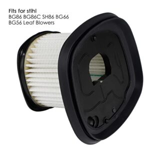 HUZTL Air Filter Service Kit for Stihl BG86 BG86C SH86 SH86C BG56 Leaf Blower 42411404400 42411404404