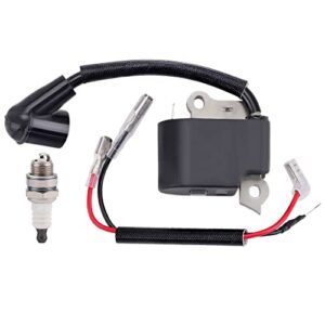 kuupo ignition coil with spark plug for husky 136 137 141 142 36 41 235 240 235 236 240 chainsaw