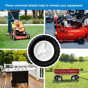 8 Inch Wheels Replaces for Oregon 72-108, 2 Pack Universal Wheels Tires Compatible with Craftsman/AYP/MTD Lawnmower, Radio Flyer Wagon, BBQ Grill, Hand Truck, and Lawn Sprayer