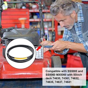 119-8820 Replacement Lawn Mower Belt Drive Deck V-Belt 120-3892 Deck Belt Compatible with Toro Timecutter SS5000 SS5060 MX5060 74630 74361 74632 74635 74637 74641, 1/2 Inch x 141-1/2 Inch